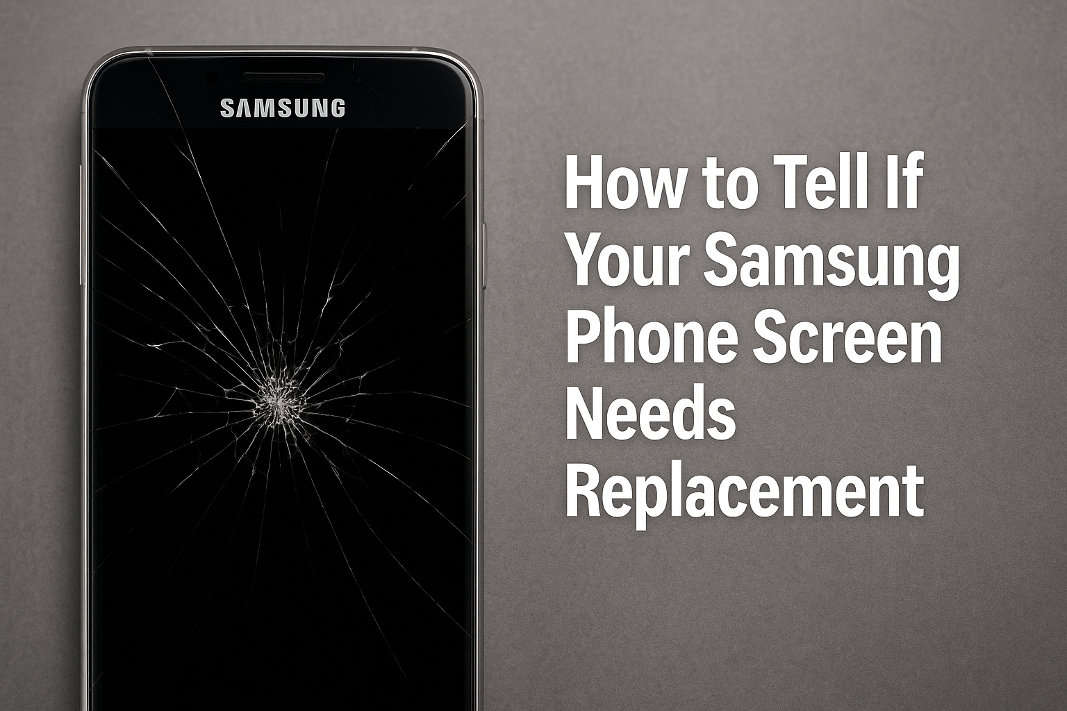 How to Tell If Your Samsung Phone Screen Needs Replacement