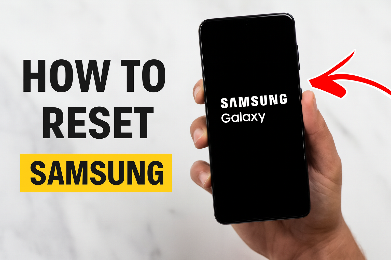 How to Reset a Samsung Device – Step-by-Step Guide